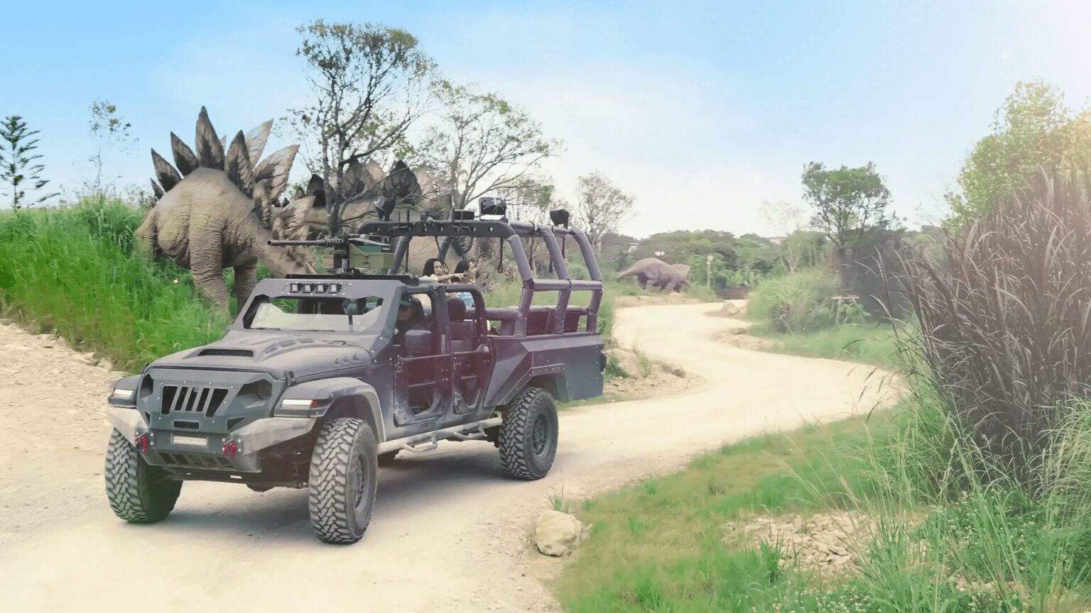 【ジャングリア沖縄】T-REXに追いかけられる!? 迫力の恐竜アトラクション！ | KidZAURUS (キッザウルス)